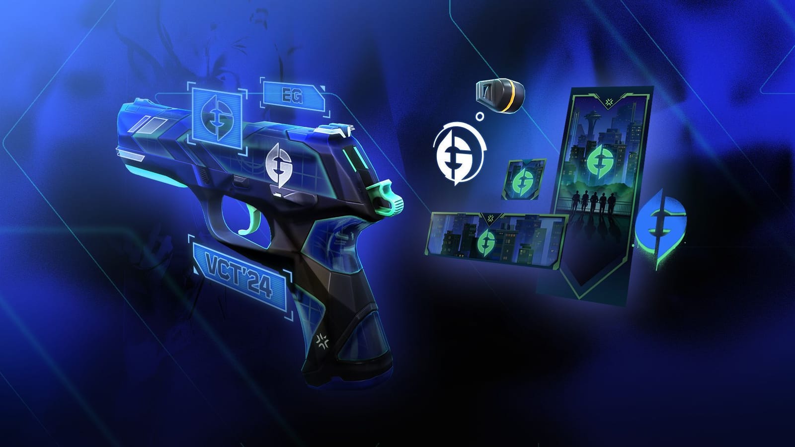 All VCT Team Capsule skins, gun buddies, and more