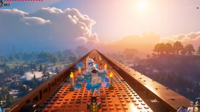 LEGO Fortnite player builds transportation system that stretches for ...