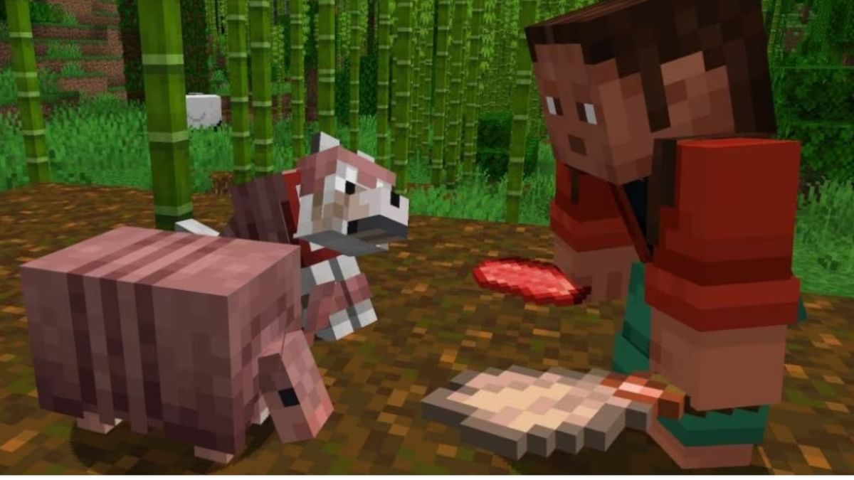 The latest Minecraft snapshot lets you dye wolf armor