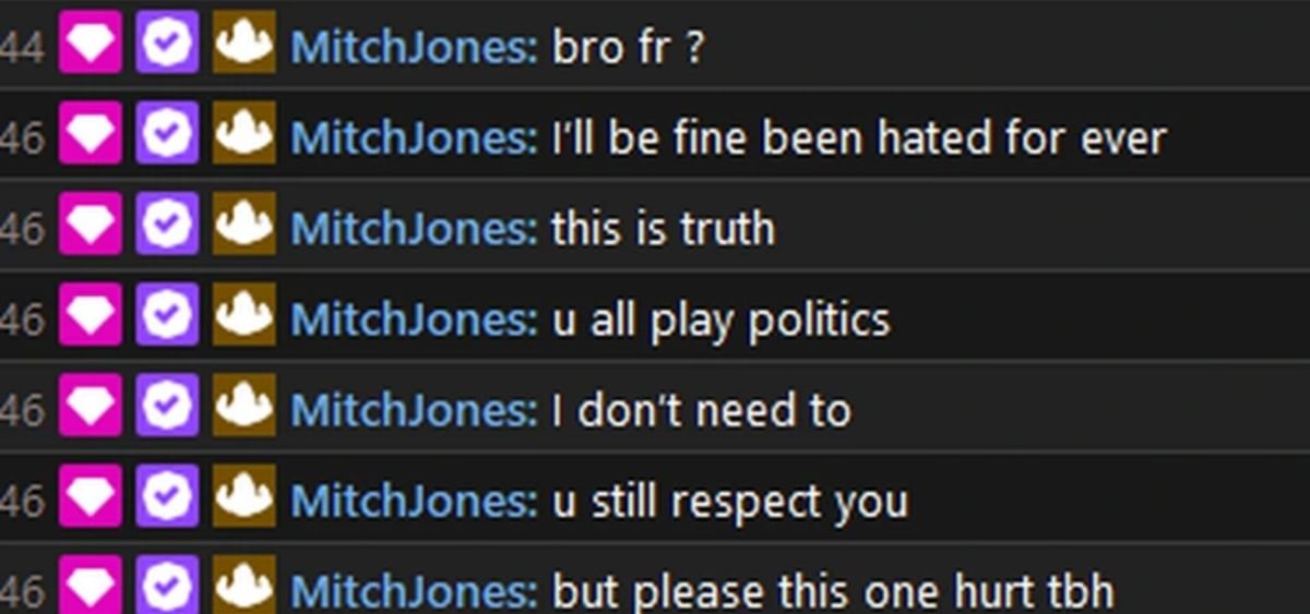 "I get treated like complete s**t" - Mitch Jones goes off at Twitch ...