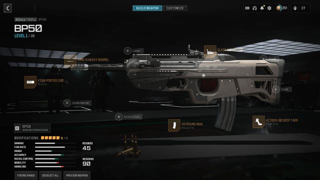 Best BP50 MW3 loadout (Season 4 Reloaded): Attachments, class setup ...