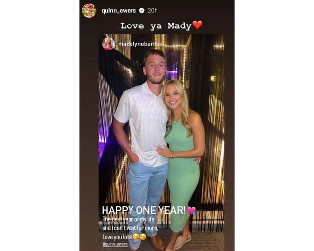 Madelyne Barnes: PHOTO: $1,900,000 NIL-valued Quinn Ewers shares ...
