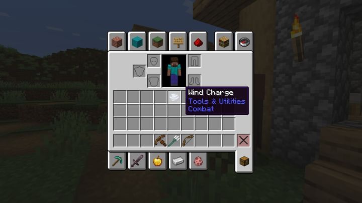 How to get and use wind charge in Minecraft