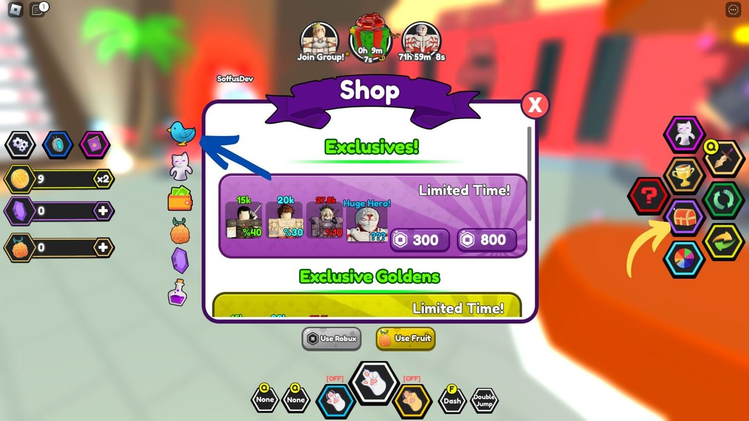 Anime Legends Simulator codes