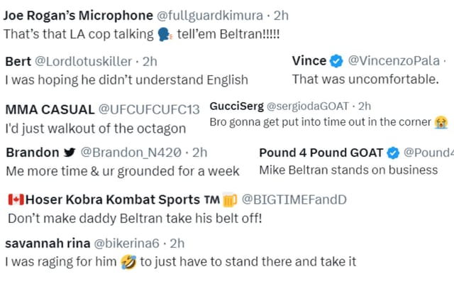 "That’s that LA cop talking" - Fans react hilariously to referee Mike ...