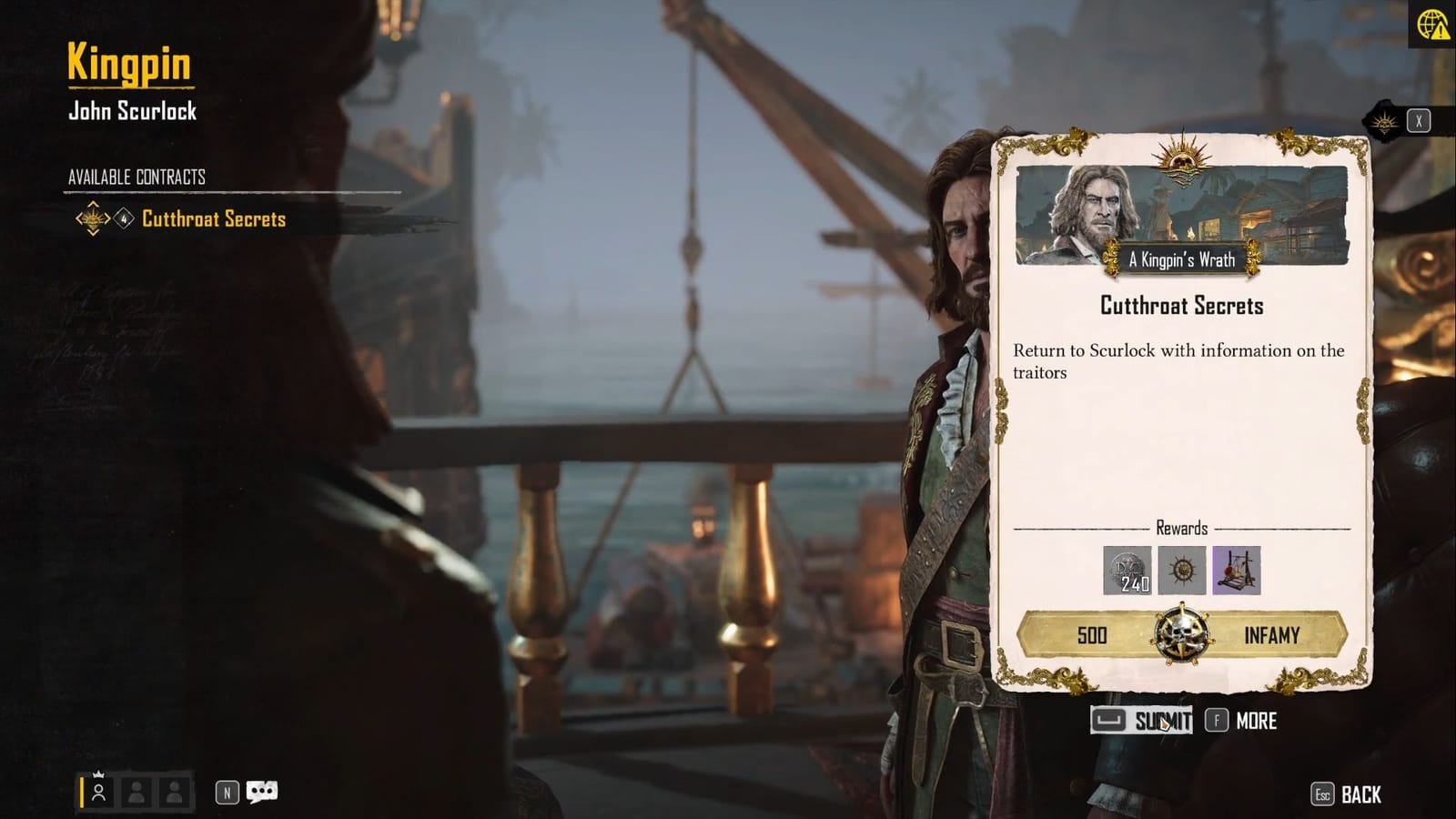 Skull and Bones Cutthroat Secrets walkthrough
