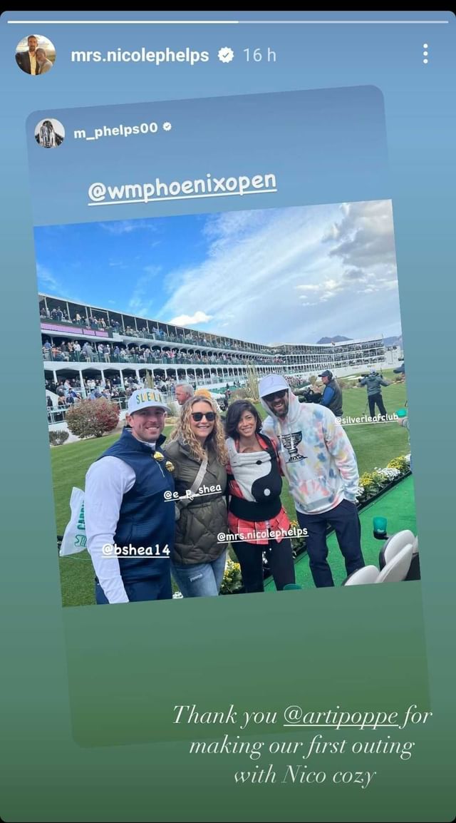 Michael Phelps and wife Nicole take son Nico on his first outing at ...