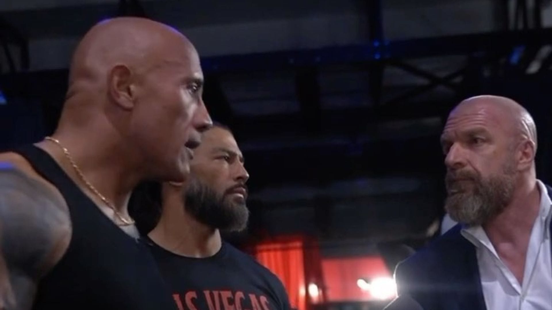 Dijak reacts to The Rock and Roman Reigns' explosive encounter with ...