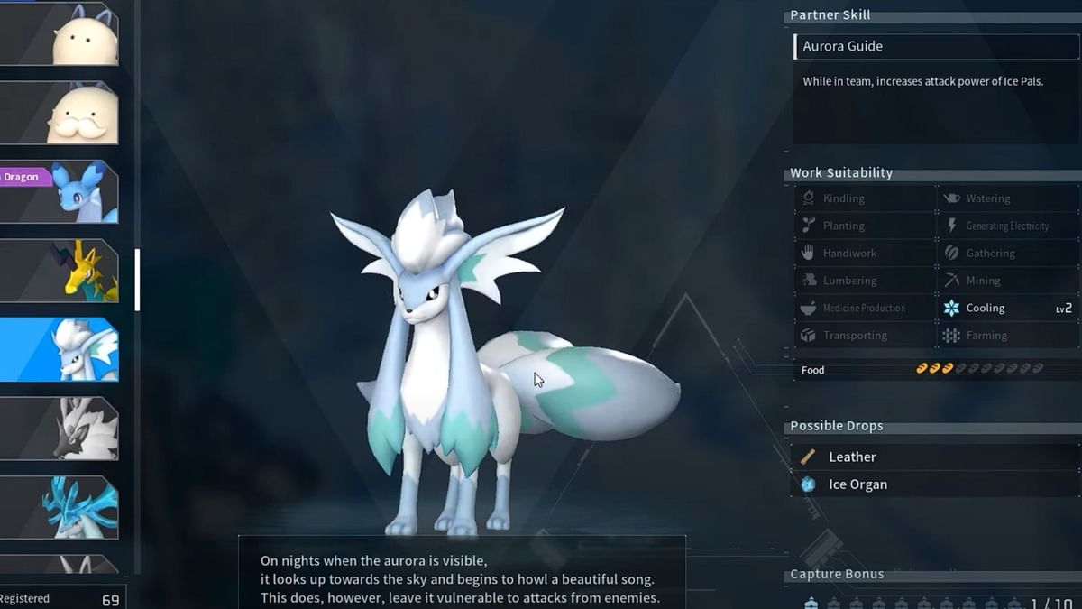 Where to find Foxcicle in Palworld? Skills & item drops