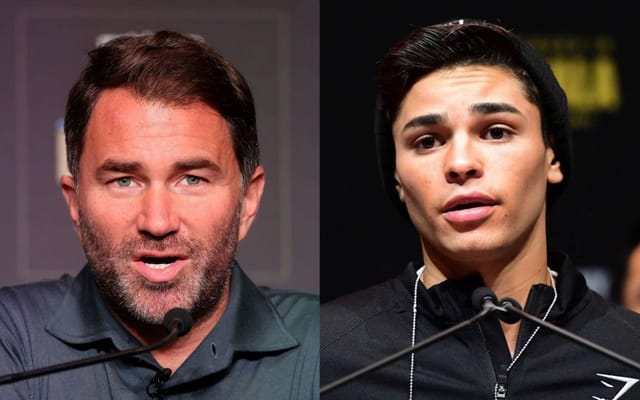 Ryan Garcia accuses Eddie Hearn of "lying" live on stage during press ...