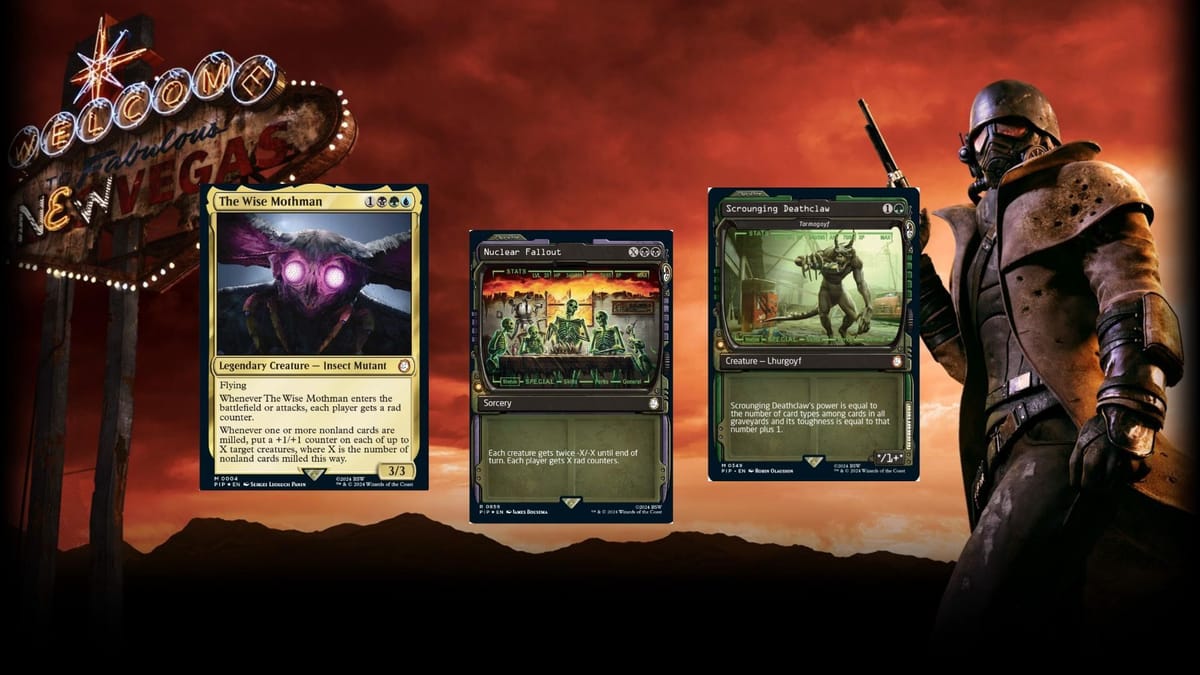 All Fallout Commander deck themes for Magic: The Gathering