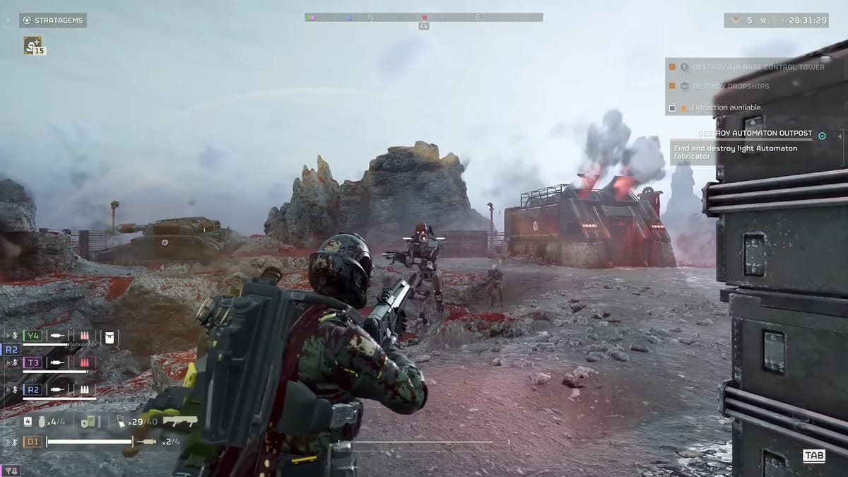 All Helldivers 2 Automaton enemy types ranked by difficulty