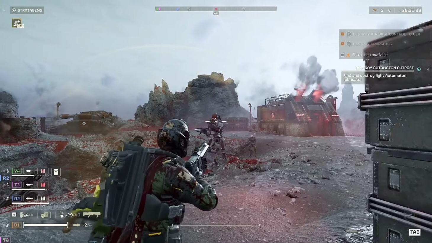 All Helldivers 2 Automaton enemy types ranked by difficulty