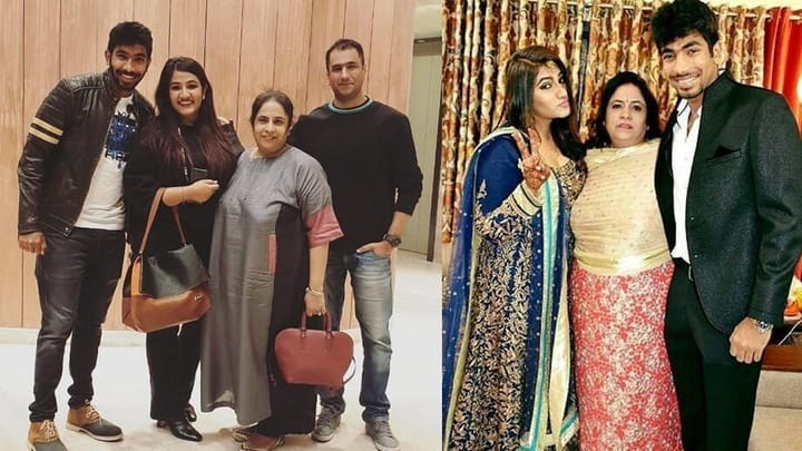 Jasprit Bumrah Family - Father, Mother, Siblings, Wife, Kids
