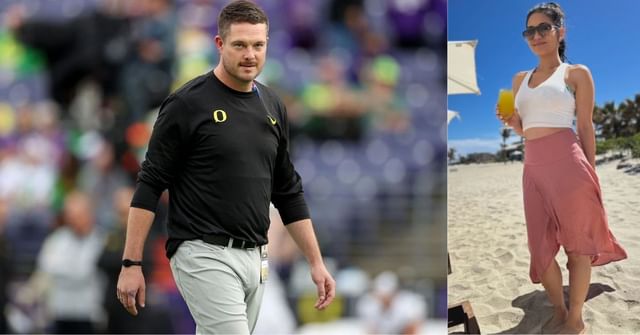Super Bowl: WATCH: Oregon HC Dan Lanning & wife Sauphia go all out in ...