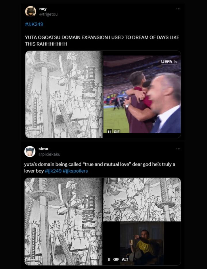 Jujutsu Kaisen chapter 249: Yuta's Domain Expansion sends the fandom into a frenzy