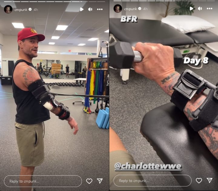 CM Punk provides an update on his recovery eight days after surgery