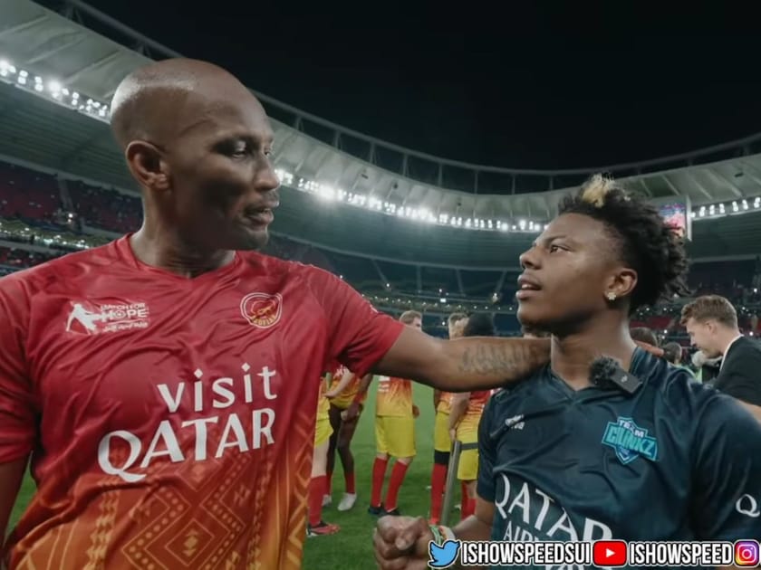 “Are you Pogba’s dad?” - IShowSpeed’s hilarious question leaves Didier ...