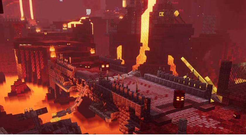 Minecraft player discovers a giant cluster of glowstone