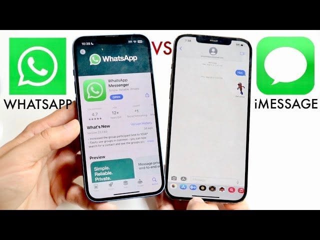 WhatsApp vs iMessage: What are the differences and similarities?
