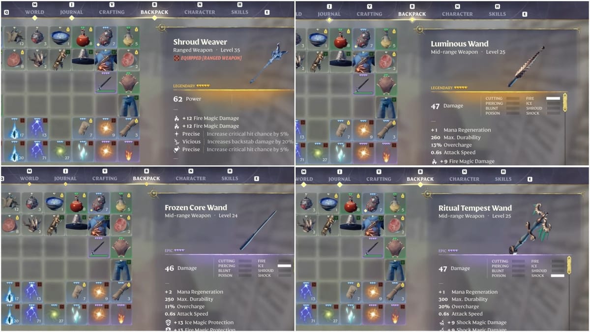 Best Enshrouded Mage build