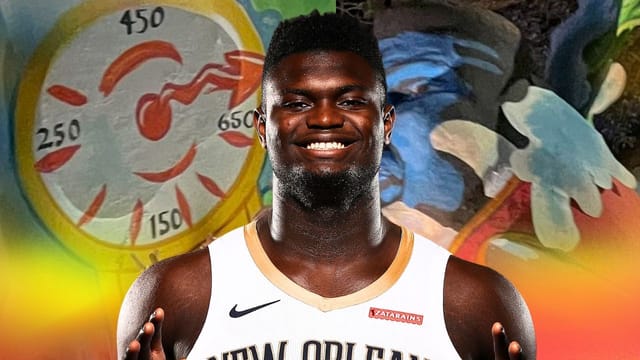 Zion Williamson gets mercilessly roasted at Mardi Gras with 600-pound float