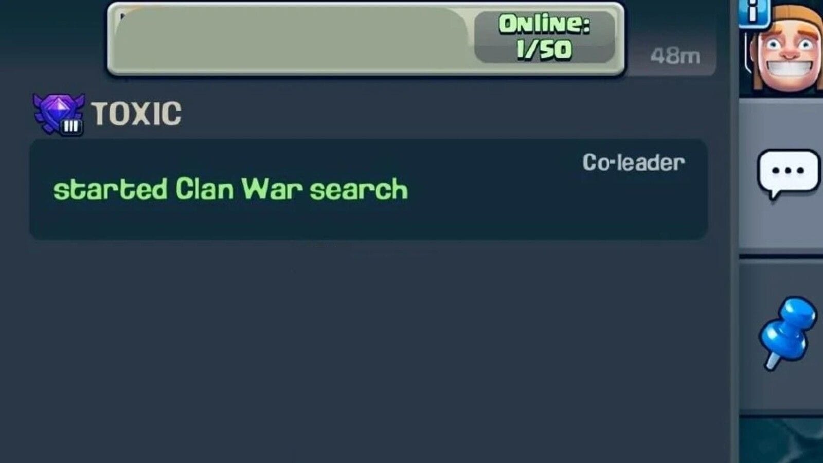 How to change the text color in Clash of Clans?