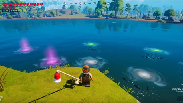 How to catch Cuddle Jelly Fish in LEGO Fortnite