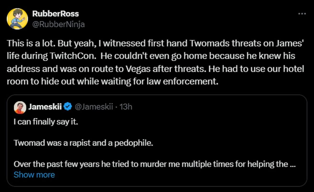What were the allegations against Twomad? Jameskii and RubberRoss ...