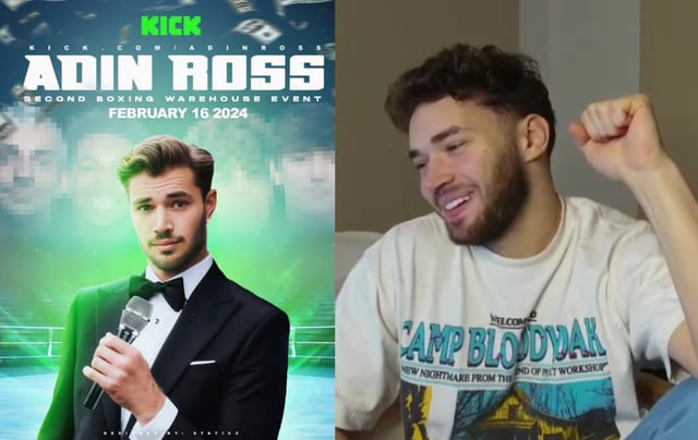 Adin Ross' Boxing Warehouse event: Date, time, where to watch, streamer ...