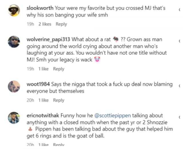 "Maybe shut your mouth": Fans question Scottie Pippen's cryptic post ...