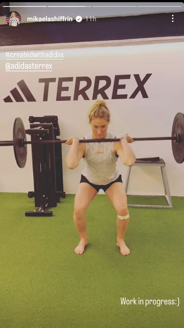 Mikaela Shiffrin shares glimpse of workout session as she recovers from ...