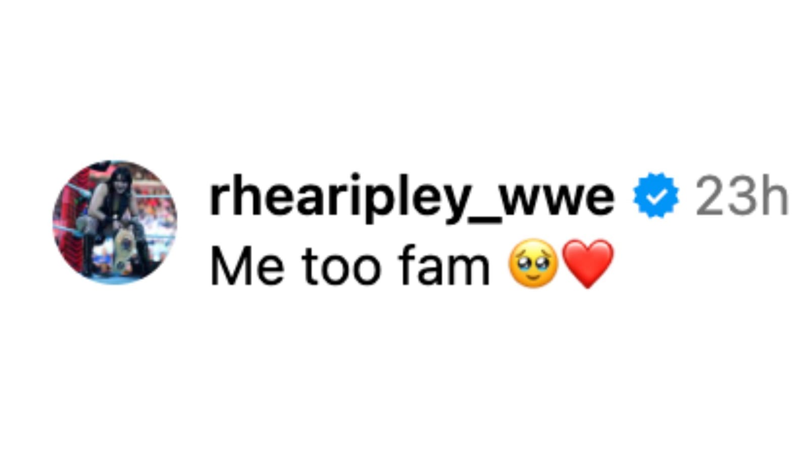 Rhea Ripley sends a message to her sister