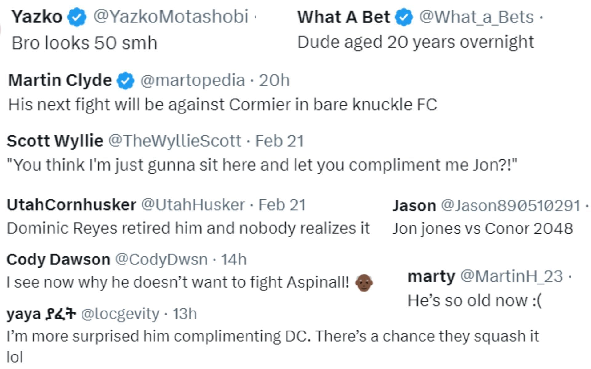 "Bro looks 50", "Dominic Reyes retired him" - Fans react as Jon Jones ...