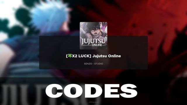 Jujutsu Online Codes (2024)