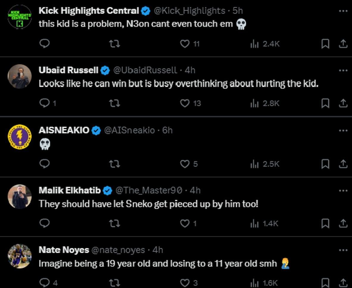 “N3on can't even touch 'em” - Fans react as Kick streamer gets ...