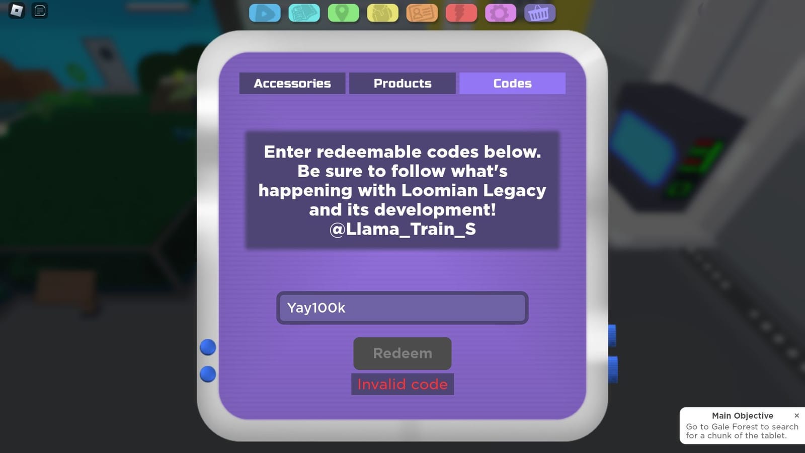 Loomian Legacy codes