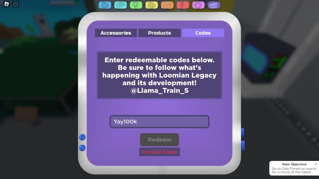 Loomian Legacy codes