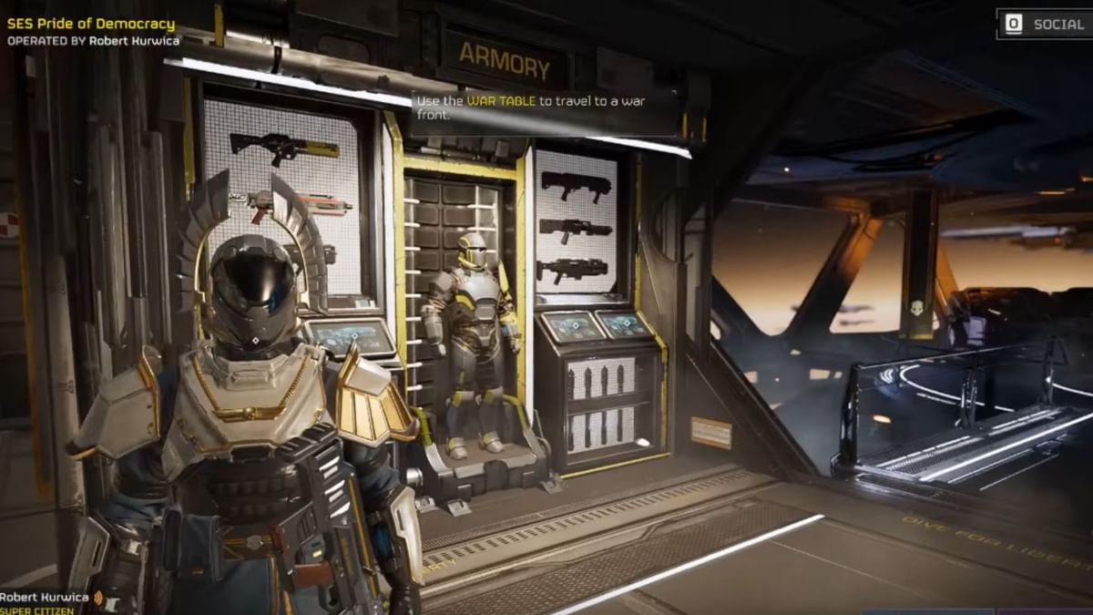 How to change Armor in Helldivers 2