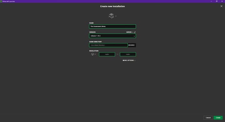 How to join The Uncensored Library server in Minecraft