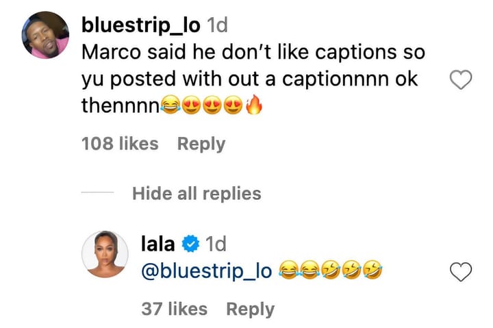 Fans catch Carmelo Anthony's ex-wife La La Anthony's captionless IG ...