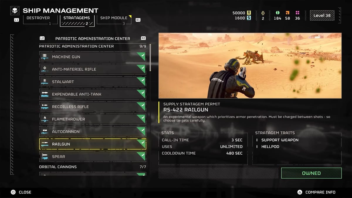 5 best Helldivers 2 support weapons