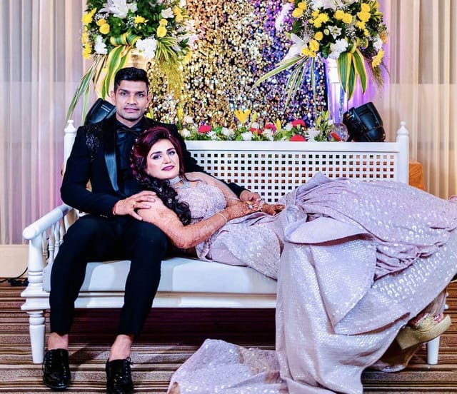 Former India kabaddi skipper Deepak Hooda and his wife Saweety Boora ...