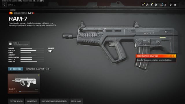 RAM-7 is the "absolute meta" in Warzone Season 2