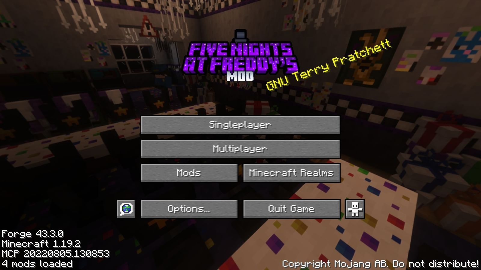 How to play the Five Nights At Freddy's mod in Minecraft