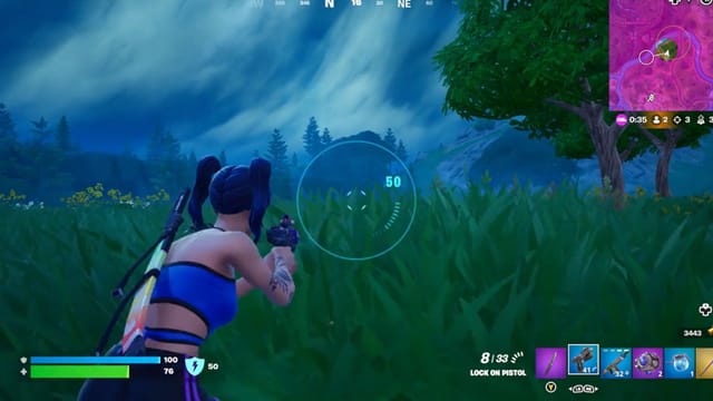 Fortnite player demonstrates perfect use of the Lock-On Pistol ...