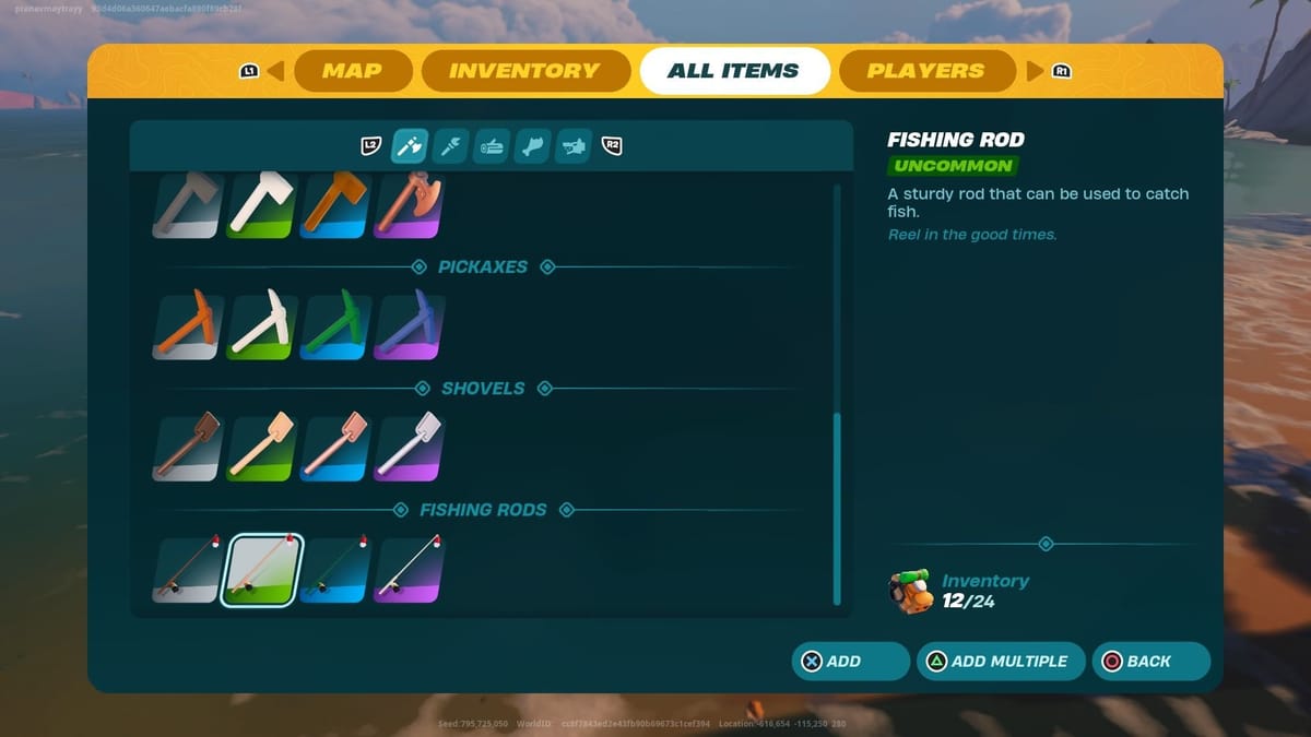 How to catch Purple Thermal Fish in LEGO Fortnite