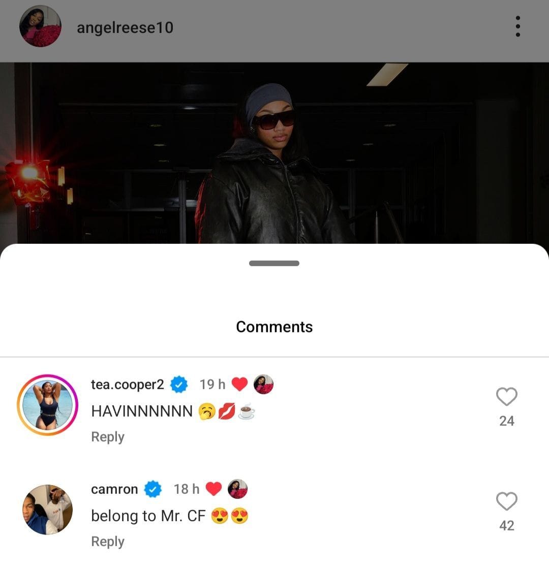 Angel Reese's BF Cam'Ron Fletcher gushes over LSU star's latest IG ...
