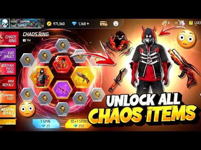 Free Fire Chaos Ring event: Inner Devil Bundle and more rewards