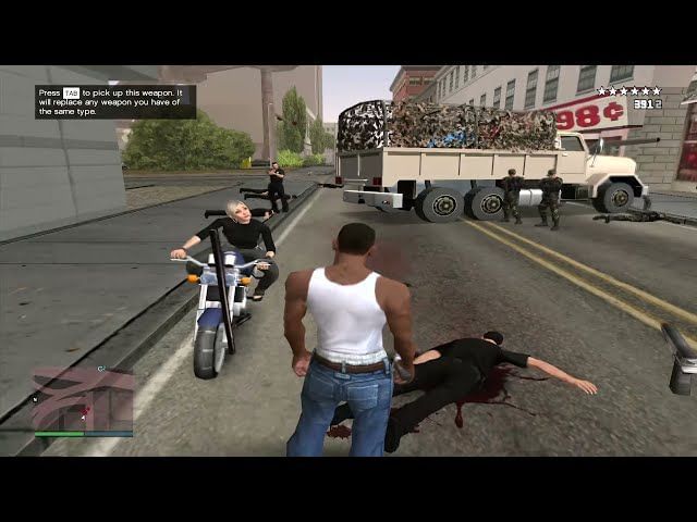 How to turn GTA San Andreas into GTA 5 with mods